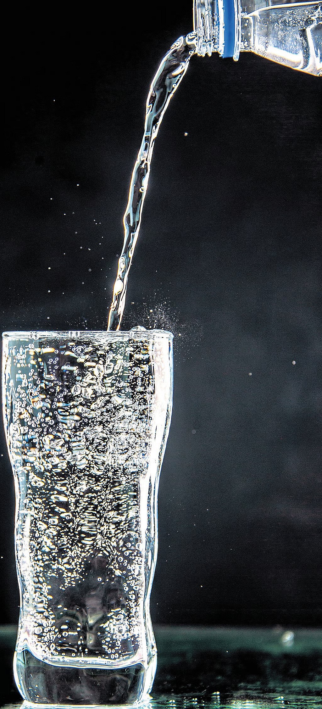 Hydrate more during the day, less at night