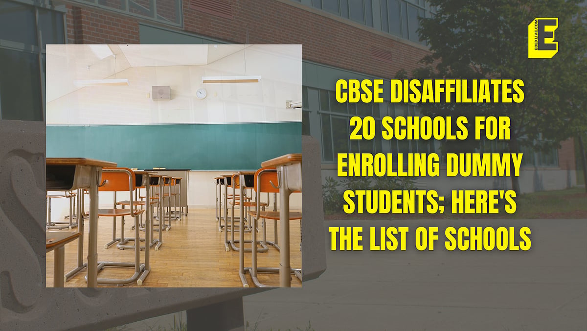 CBSE disaffiliates 20 schools for enrolling dummy students; here's the ...