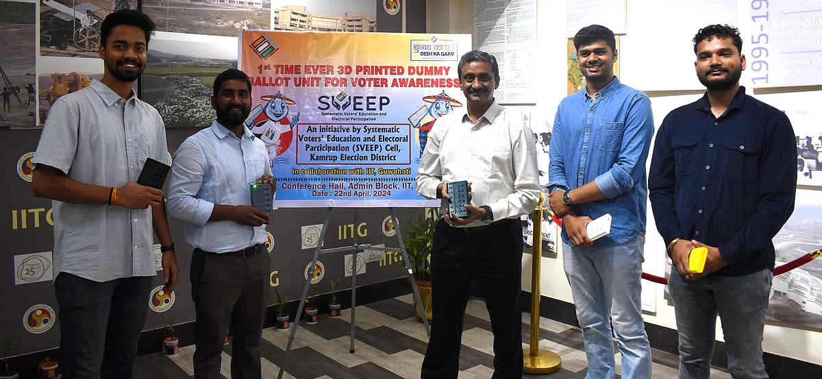 IIT Guwahati Develops Eco-Friendly 3D-Printed Ballot Unit for Voter ...