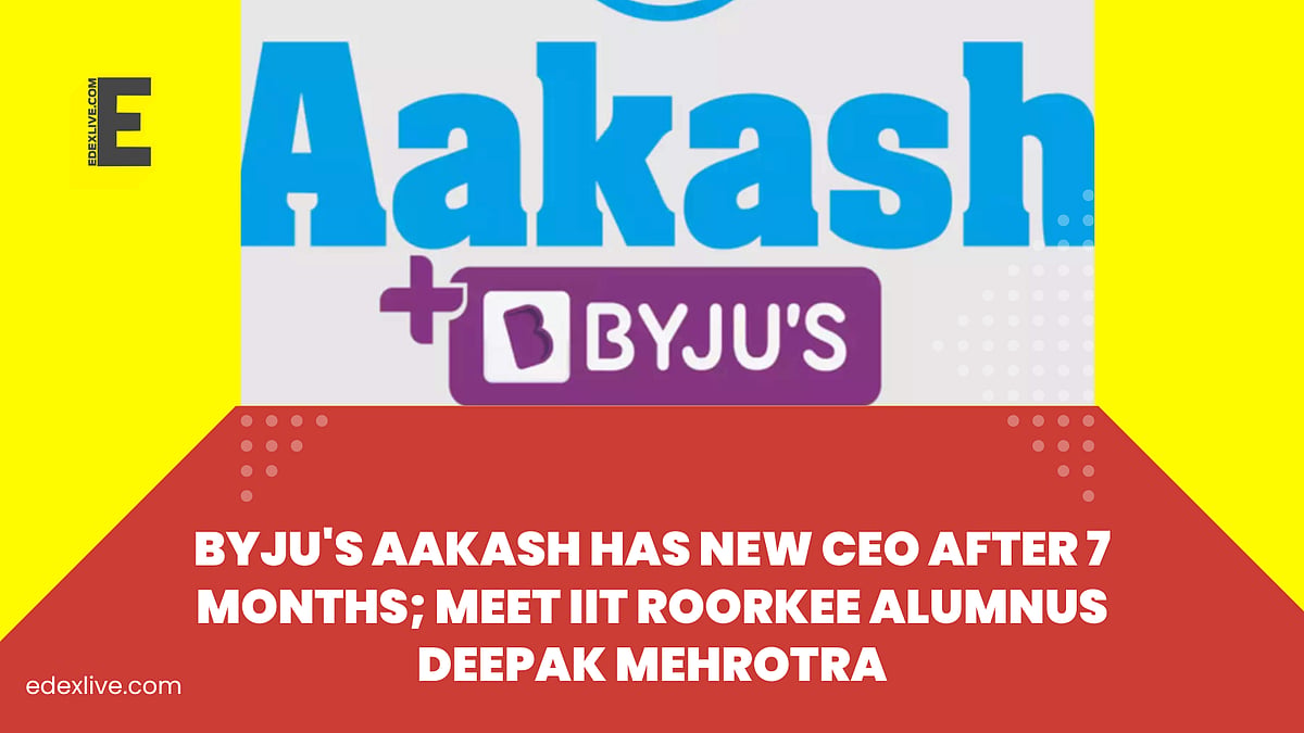 BYJU'S Aakash Appoints Deepak Mehrotra as CEO after 7-Month Gap