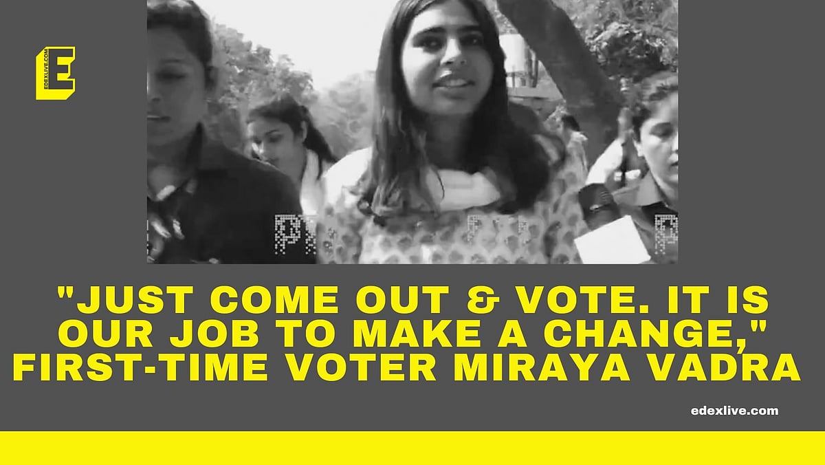 First-time voter Miraya Vadra encourages youth to vote for change in ...