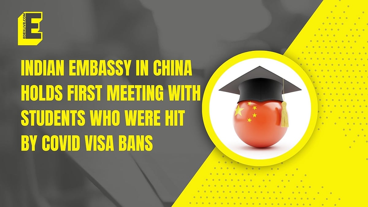 Indian Embassy in China engages with students impacted by COVID visa bans
