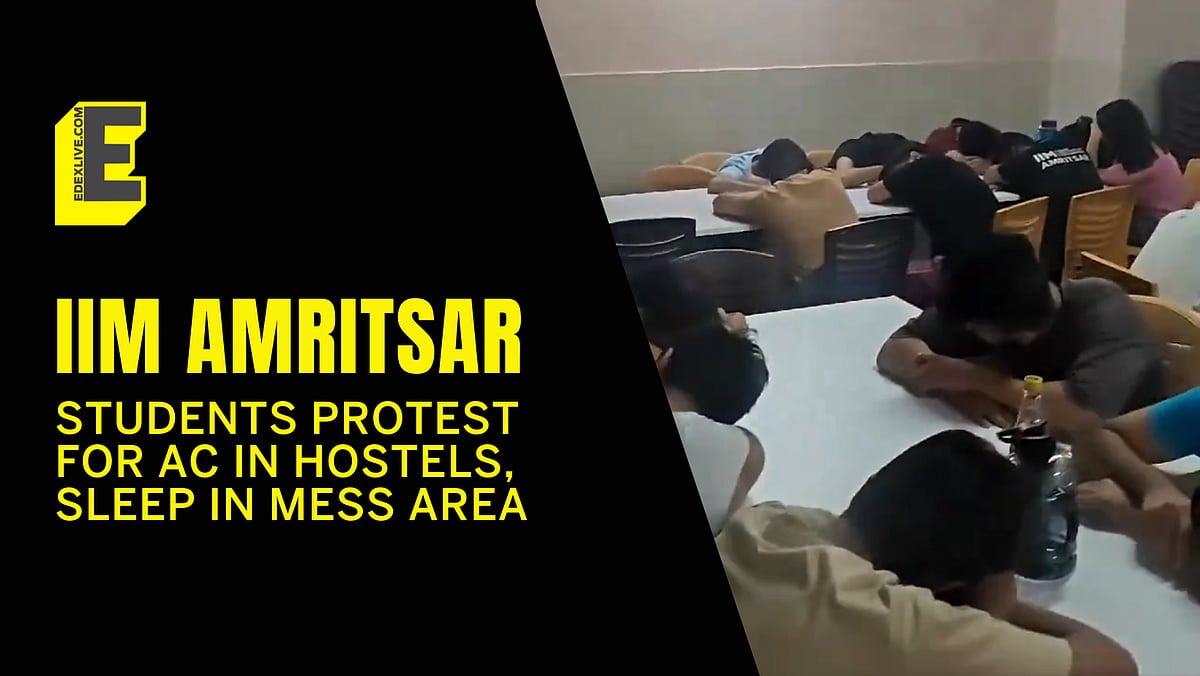 IIM Amritsar students stage unique protest for AC in hostel rooms, gain ...