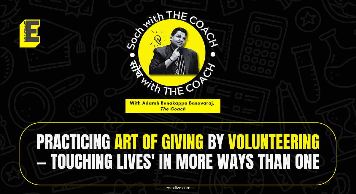 Soch with the Coach: Practicing art of giving by volunteering ...