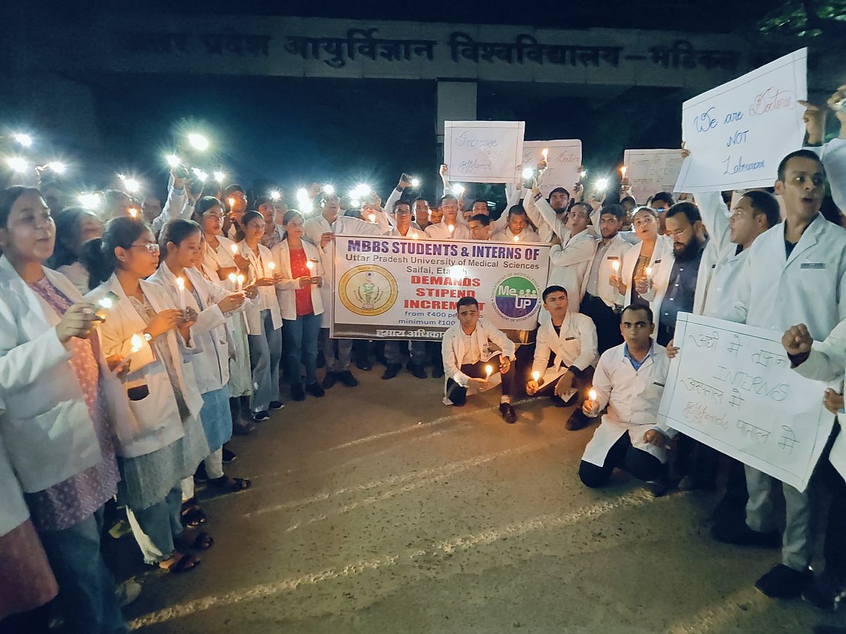 Medical interns protest nationwide over low stipends; MP hikes stipend ...