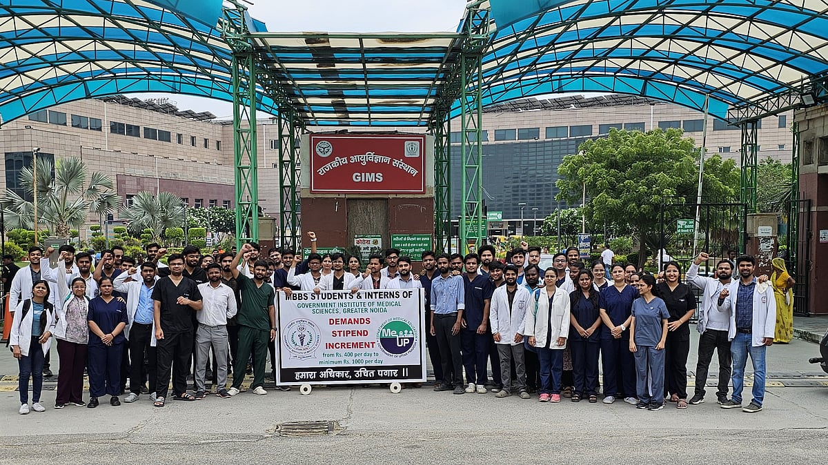 UP: MBBS interns continue strike against low stipend for second day