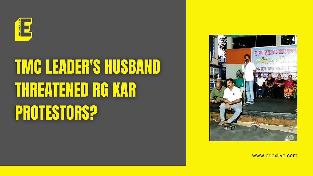 TMC leader's husband threatened RG Kar protestors? Watch video to know ...