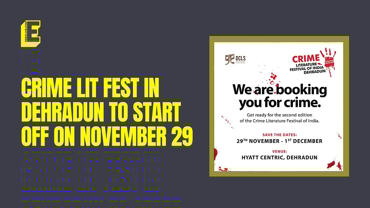 Crime Lit Fest? Oh, YES! It's starting in Dehradun on November 29 ...
