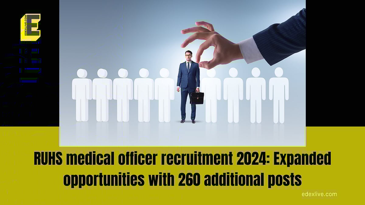 RUHS medical officer recruitment 2024: Expanded opportunities with 260 additional posts