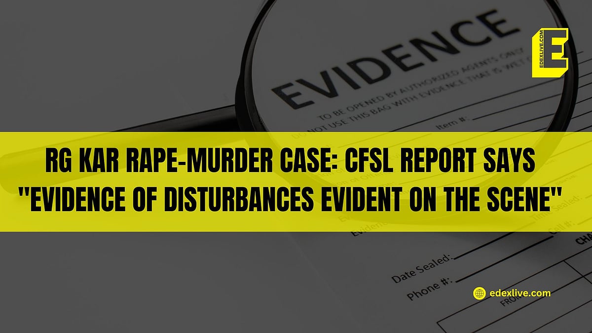 RG Kar rape-murder case: CFSL report says "evidence of disturbances ...