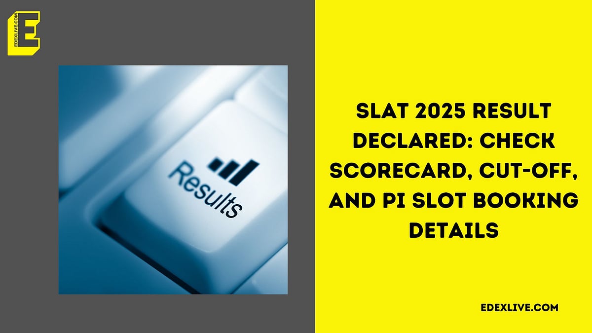 SLAT 2025 result declared: Check scorecard, cut-off, and PI slot ...