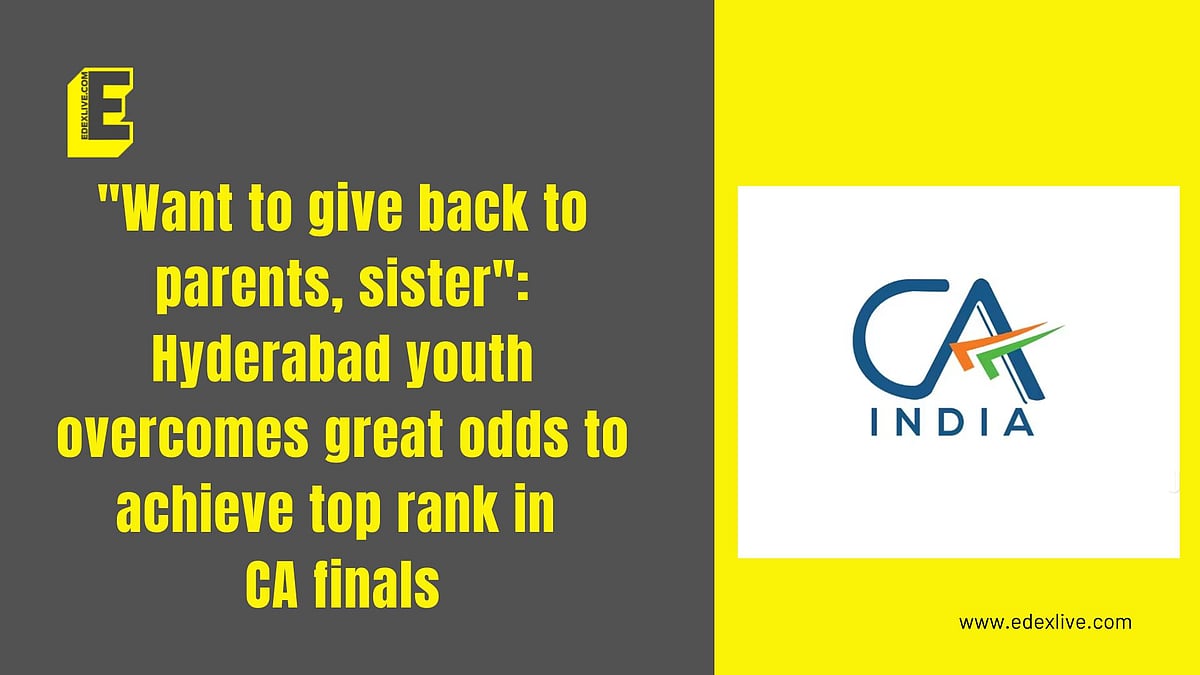 "Want to give back to parents, sister": Hyderabad youth overcomes great ...