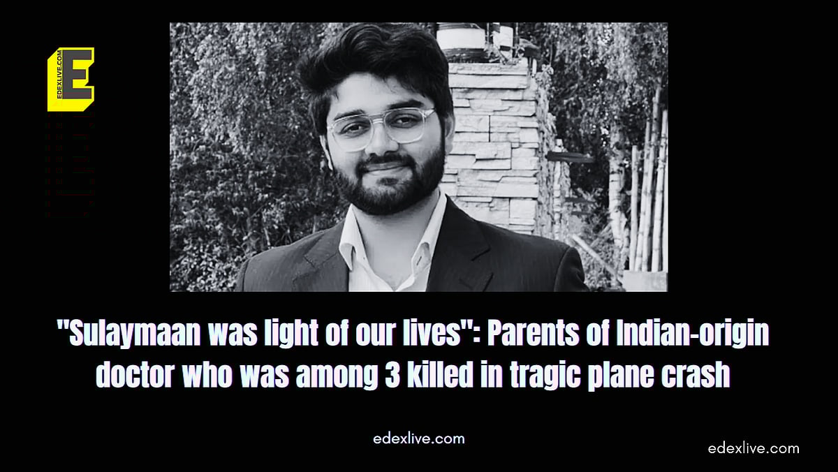 "Sulaymaan was light of our lives": Parents of Indian-origin doctor who ...