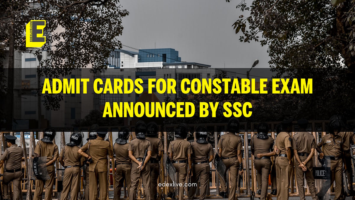 Admit cards for constable exam announced by SSC