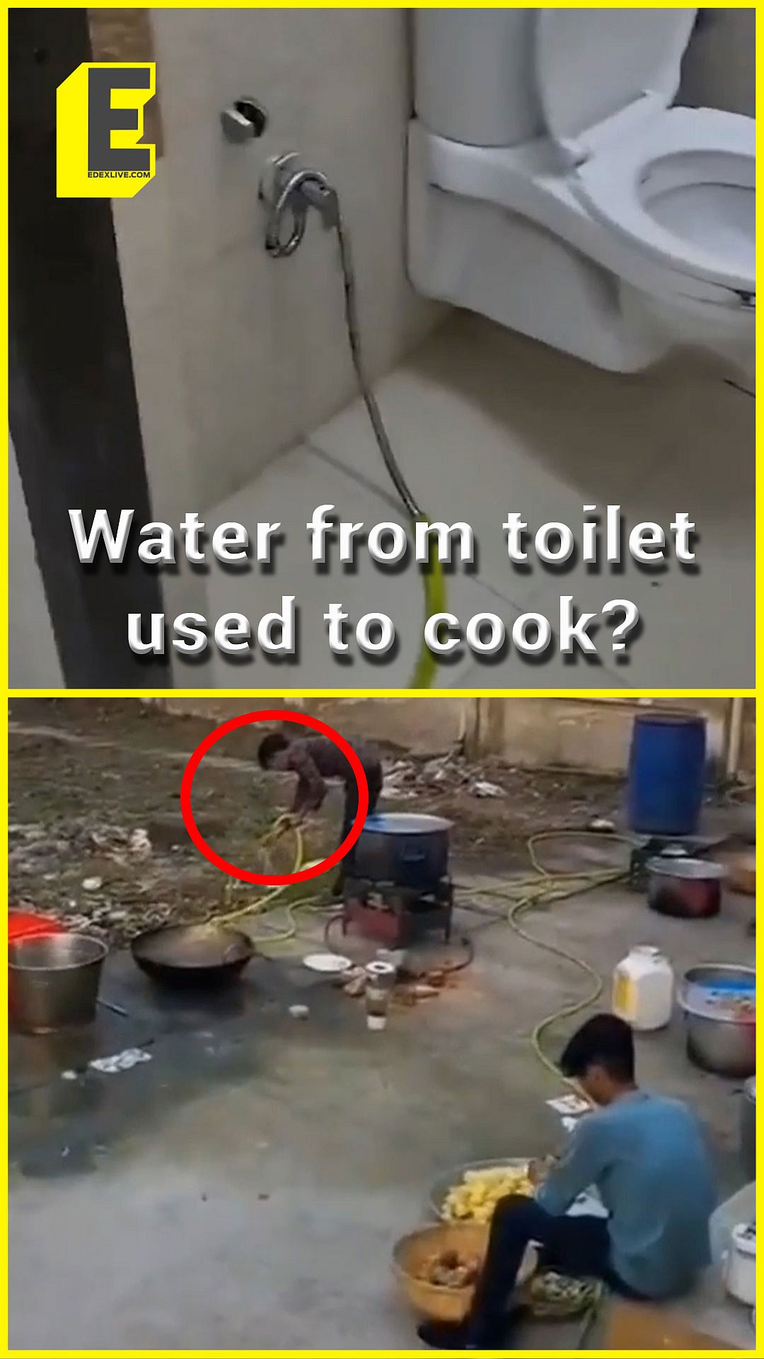 Did this medical college use water from the toilet to cook food? The ...