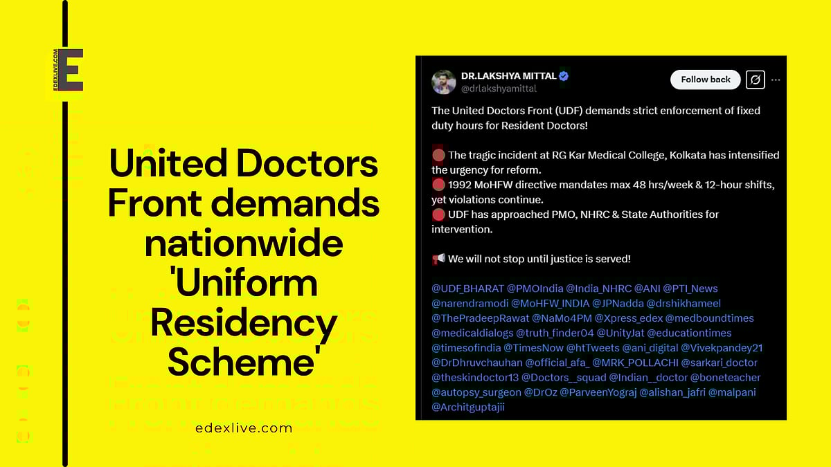 United Doctors Front demands nationwide 'Uniform Residency Scheme'