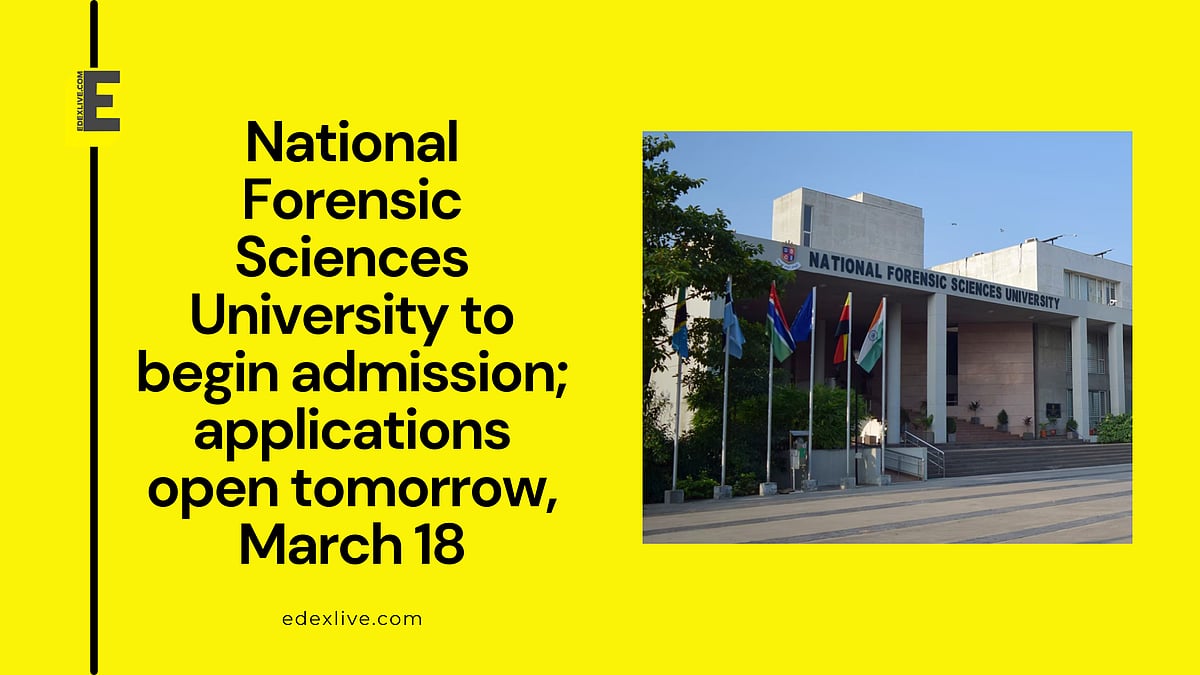National Forensic Sciences University to begin admission; applications ...