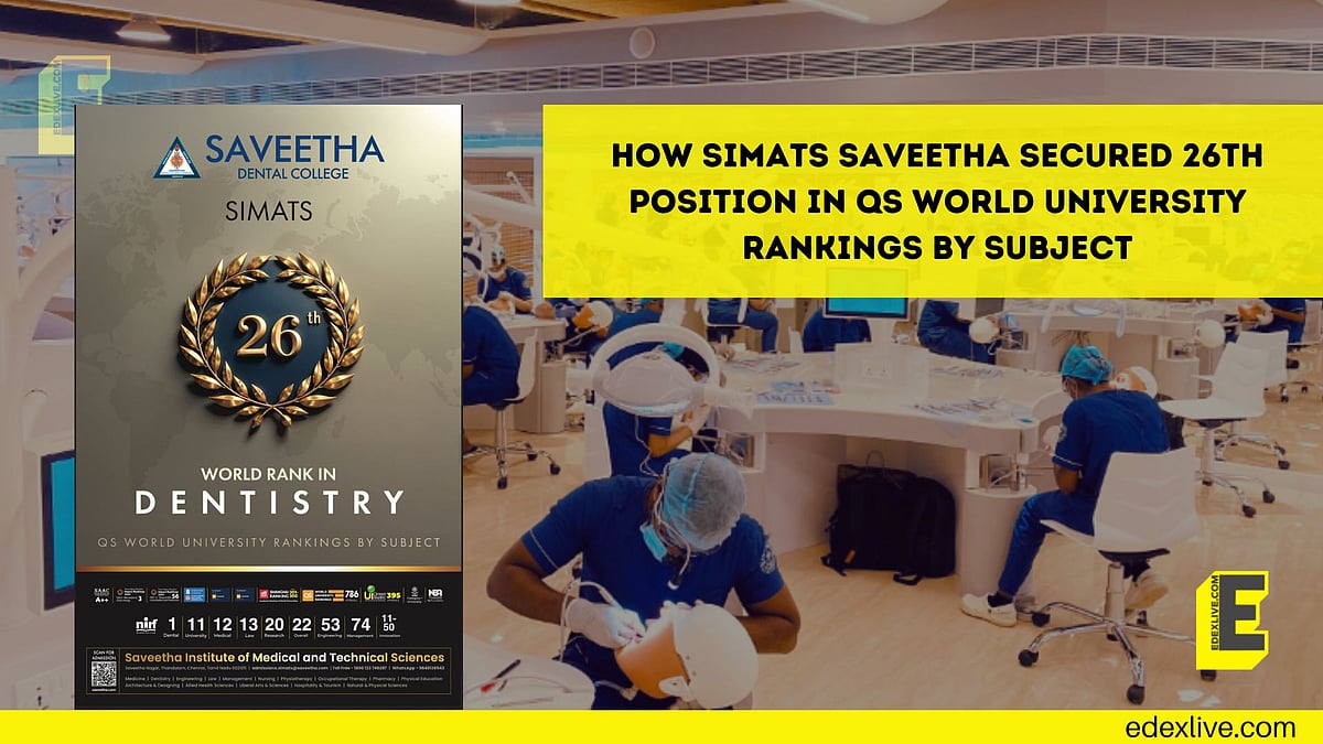 How SIMATS Saveetha secured 26th position in QS World University ...