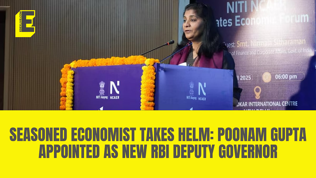 Seasoned economist takes helm: Poonam Gupta appointed as new RBI Deputy ...