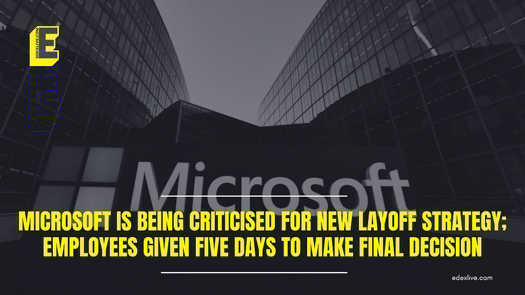 Microsoft is being criticised for new layoff strategy; employees given ...