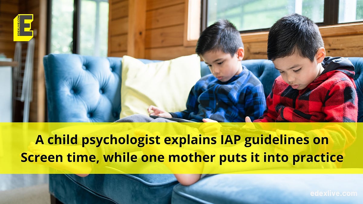 The Indian Academy of Pediatrics (IAP) recommends zero screen time for ...