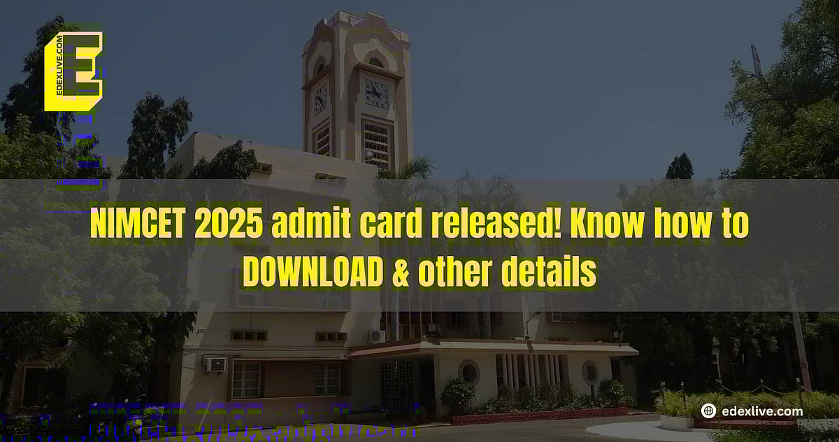 NIMCET 2025 admit card released! Know how to DOWNLOAD & other details