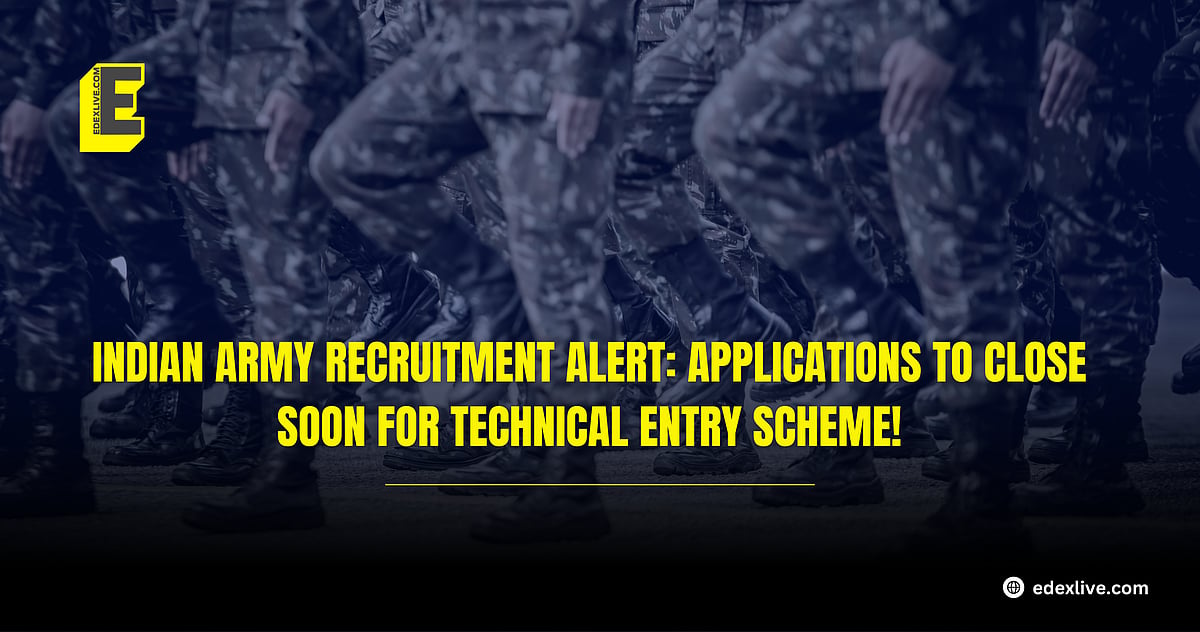 Indian Army recruitment alert: Applications to close soon for Technical ...