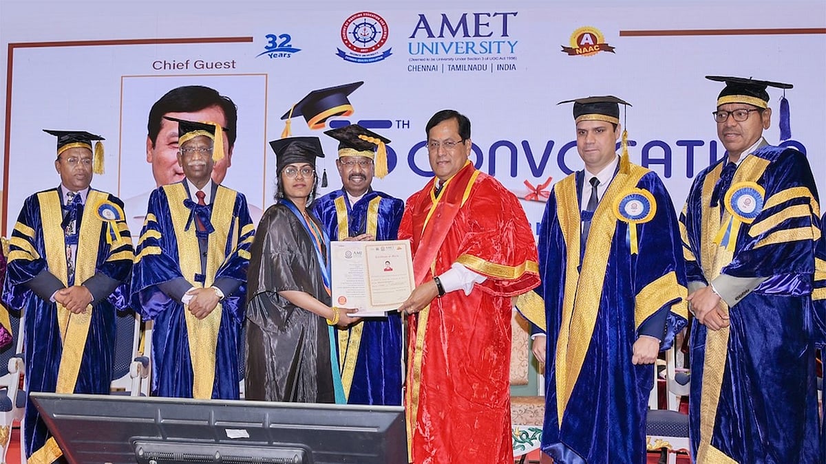 AMET University holds 15th convocation in Chennai,