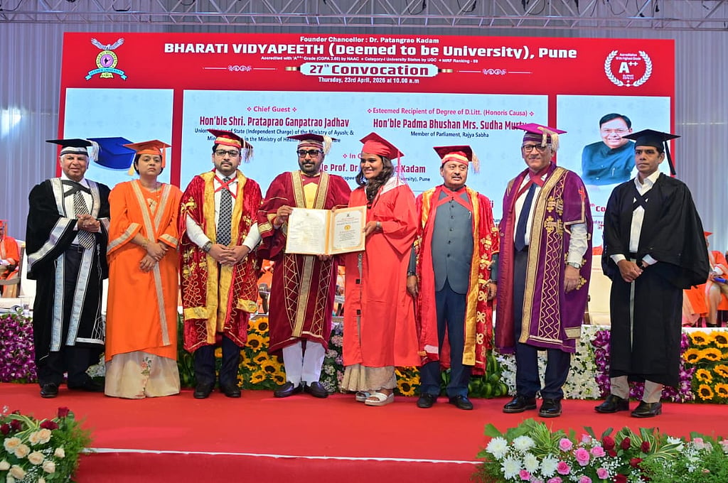 27th Convocation ceremony conducted at Bharati Vidyapeeth