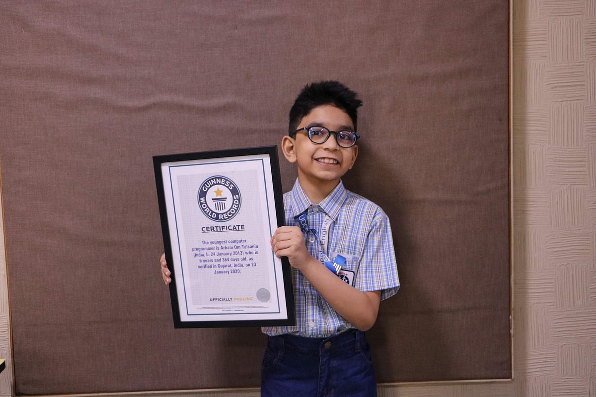 Meet 6-year-old Arham Om Talsania, who has a Guinness Record as the ...
