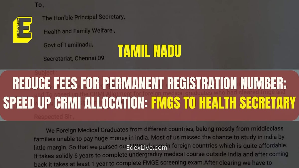 Reduce fees for permanent registration number; speed up CRMI allocation ...