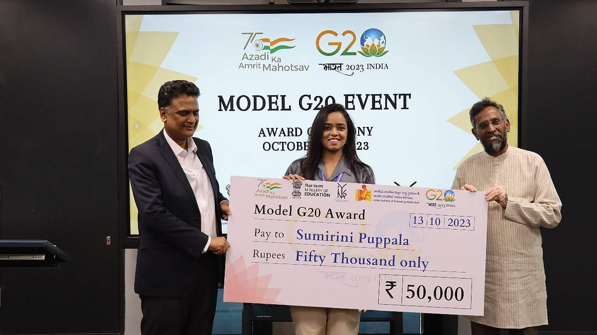 Meet the winners of Model G20 Award Ceremony organised at IIT Hyderabad