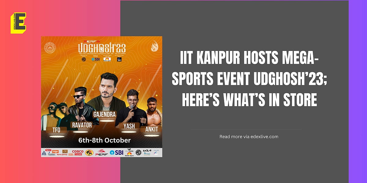 Sports festival Udghosh 2023 is being hosted by IIT Kanpur from today ...