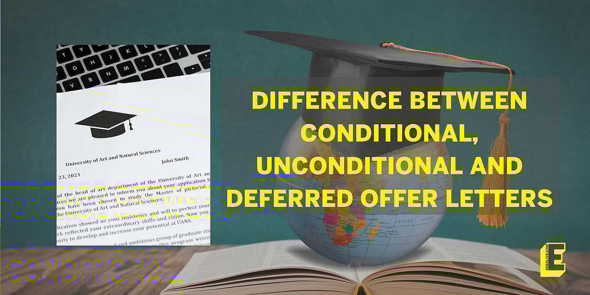 Study abroad: Conditional, Unconditional and Deferred offer letters — explained
