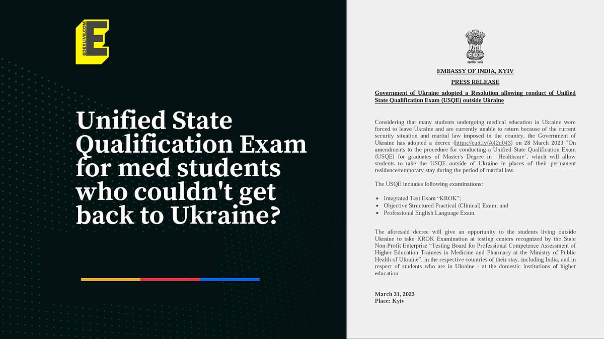 Unified State Qualification Exam (USQE) to be conducted for medical ...