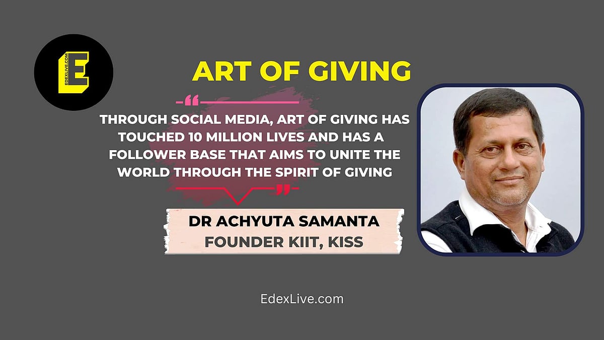 Art of Giving and how I made it a way of life: KIIT & KISS Founder, Dr ...