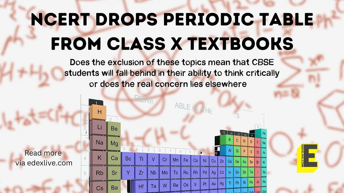 Missing elements: NCERT’s removal of Periodic Table from Class X ...