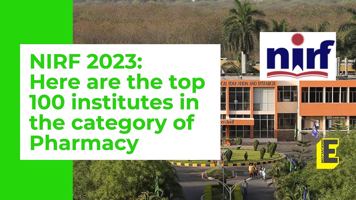 NIRF Rankings 2023: Top 100 pharmacy institutes in India