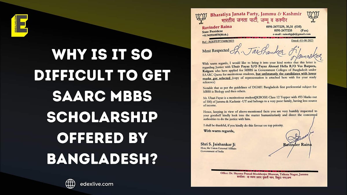Why is it so difficult to get SAARC MBBS Scholarship offered by Bangladesh?