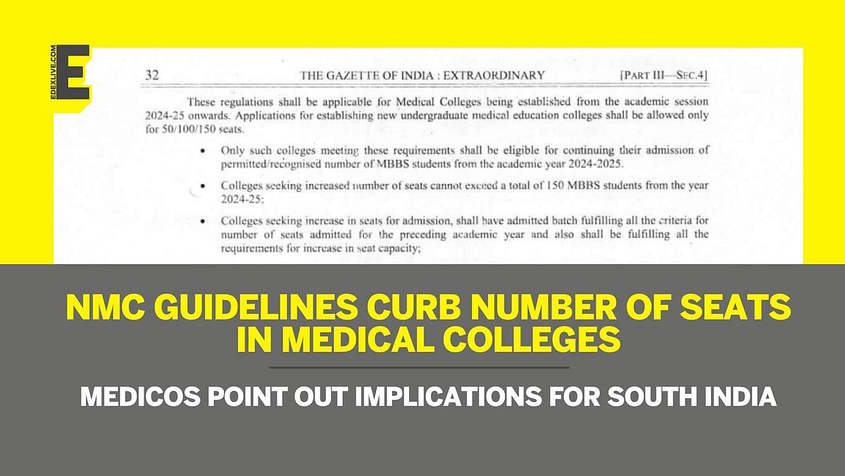 NMC guidelines curb number of seats in medical colleges; medicos point ...