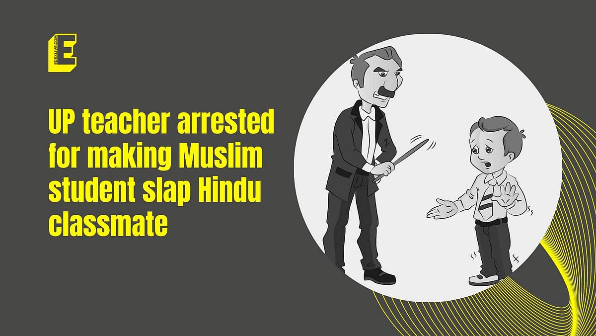 Teacher arrested in UP for making Muslim student slap Hindu classmate