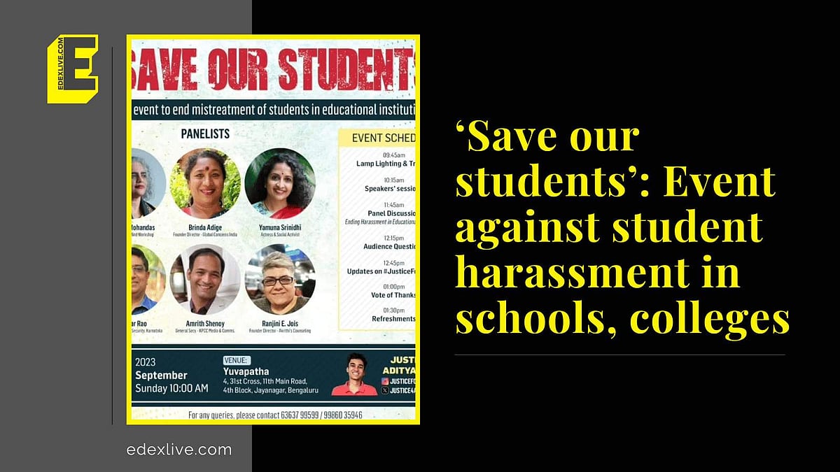 Bengaluru student suicide: Aditya Prabhu’s family to organise event ...