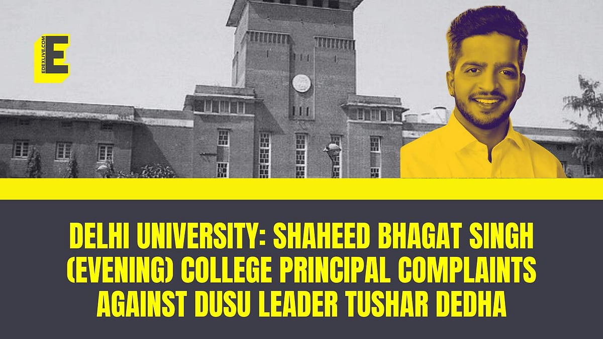 DU: Shaheed Bhagat Singh (Evening) College principal complaints against ...